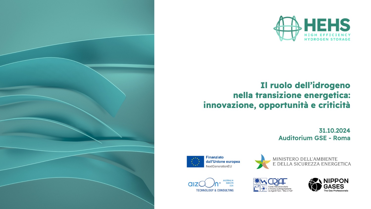 HEHS – High Efficiency Hydrogen Storage